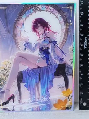 Art | Kafka Piano Blue Dress Waifu Card Anime Girl Wall Art Oversized ...